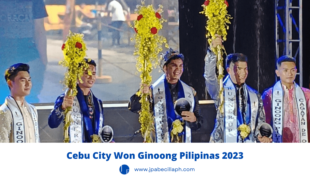 Cebu City Won Ginoong Pilipinas 2023 and What Made Him Qualified | JP Abecilla - The Millennial ...