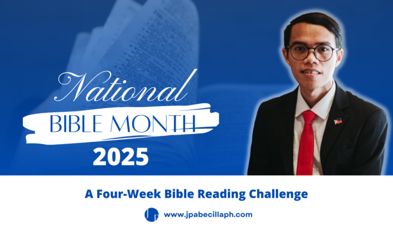 National Bible Month 2025: A Four-Week Bible Reading Challenge | JP ...